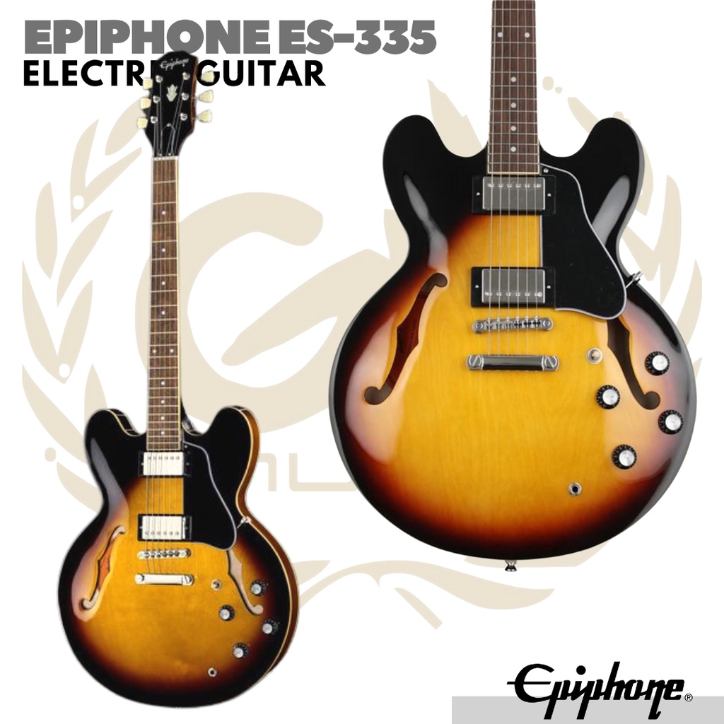 Jual EPIPHONE ES335 Semi hollow Body Guitar Electric | Gitar Listrik ...