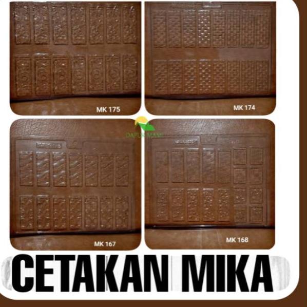 Jual R30 Cetakan Coklat Mika Pagar Bata Fondant huruf abjad hati fondan ...