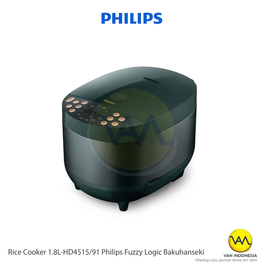 Jual Philips Magic Com Rice Cooker Fuzzy Logic Bakuhanseki 18 Menu ...