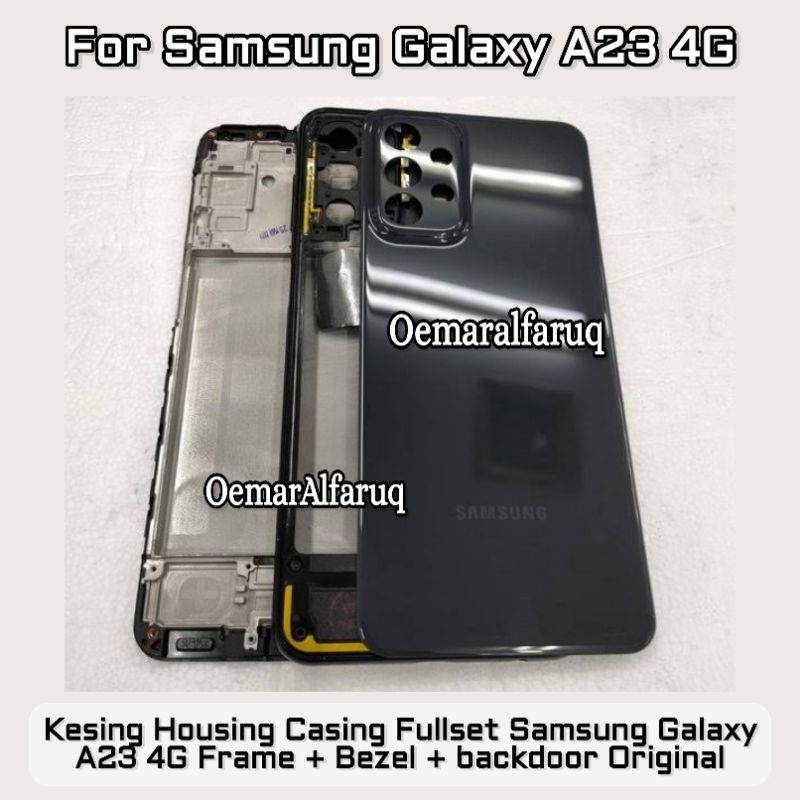 Jual Kesing Housing Casing Fullset Samsung Galaxy A23 4G A235F Frame ...