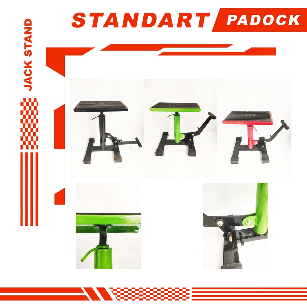 Jual Standar Paddock Jack Stand Ulir 360 Derajat | Standar Tengah Motor ...