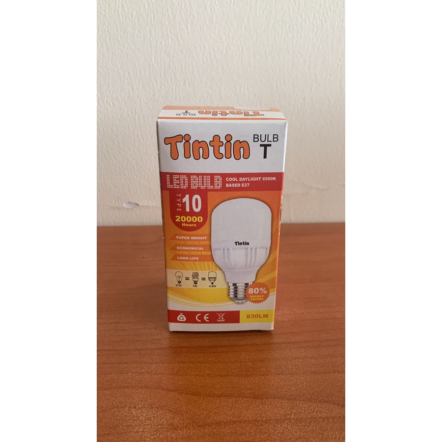 Jual Bohlam lampu led tintin type 10 cool white led bulb | Shopee Indonesia