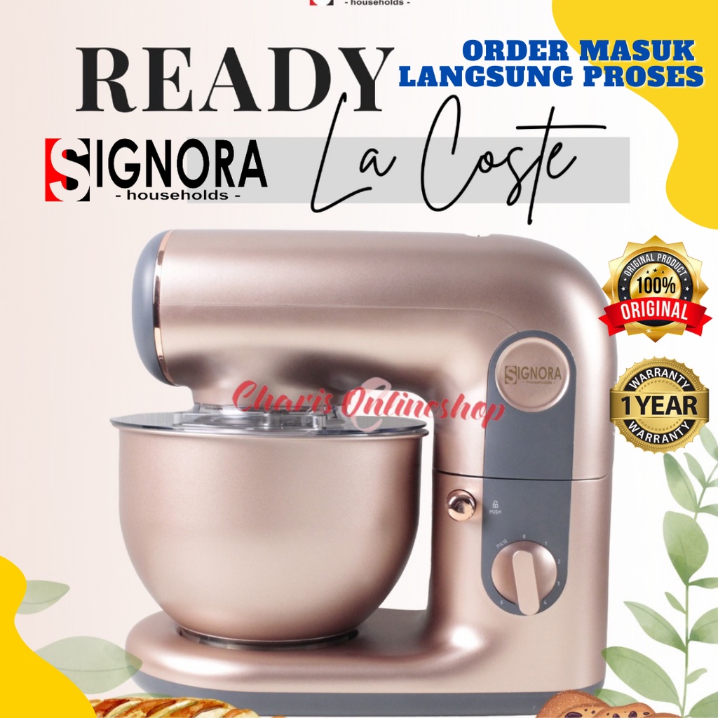 Jual SIGNORA | Standing Mixer La Coste Lacoste [AGEN RESMI JAKARTA ...