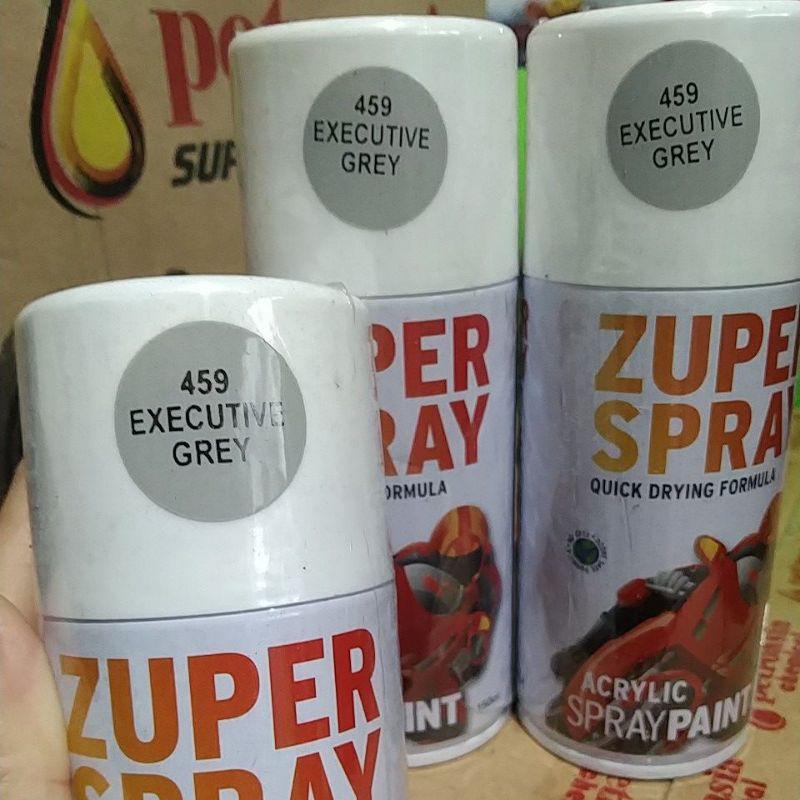 Jual cat semprot pilok pilox zuper spray executive grey 459 150cc abu ...