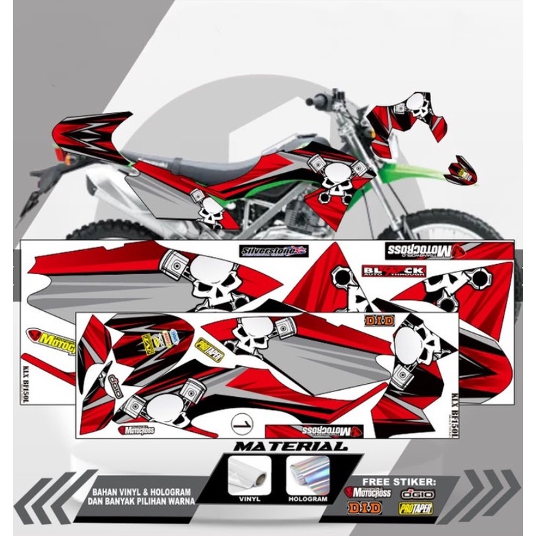 Jual STIKER STRIPING VARIASI KLX 150 BF OLD - Sticker Striping Variasi ...