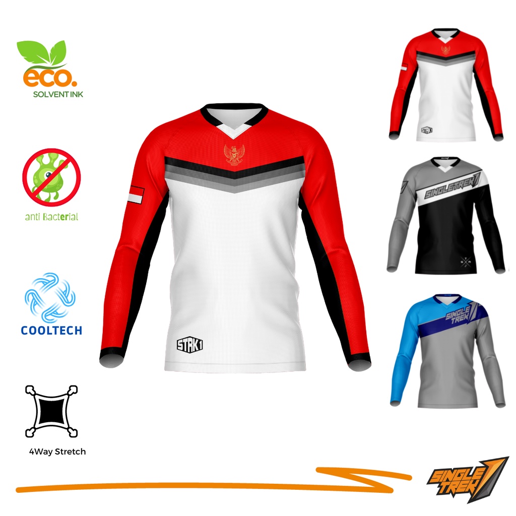 Jual Jersey sepeda Singletrek New with VNeck Original baju sepeda kaos ...