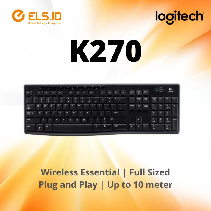 Jual Logitech K270 Keyboard Wireless | Shopee Indonesia
