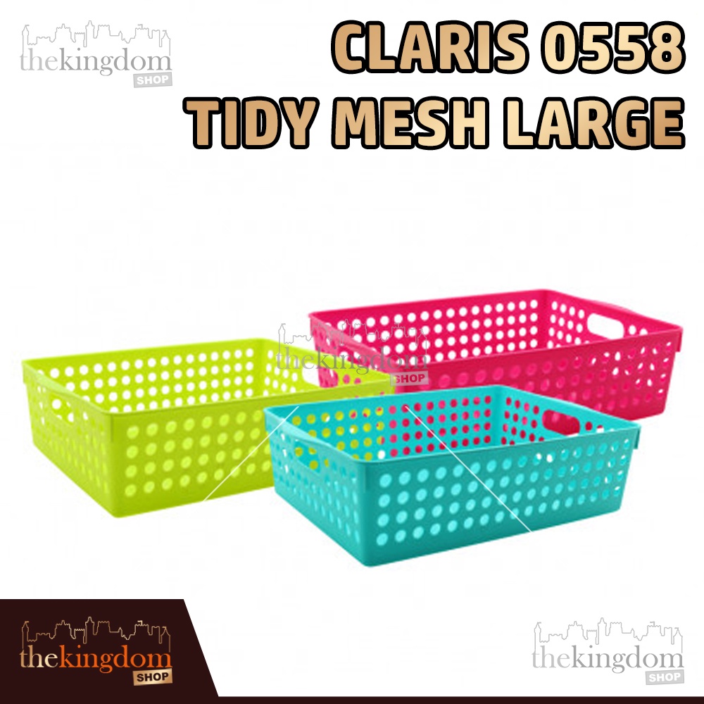 Jual Claris 0558 Cool Tidy Mesh Large Wadah Keranjang Container Plastik | Shopee Indonesia