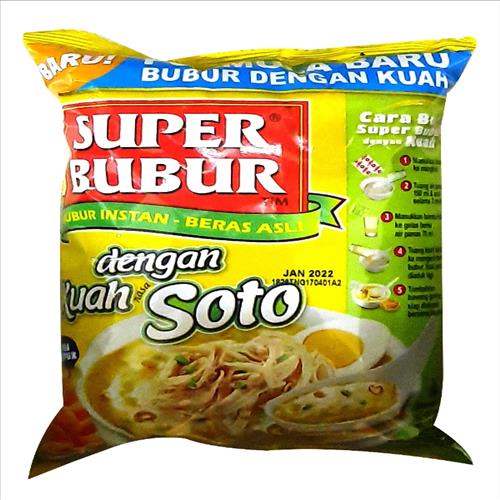 Jual BUBUR INSTANT SUPER BUBUR KUAH SOTO 46GR MAJU BERSAMA | Shopee ...