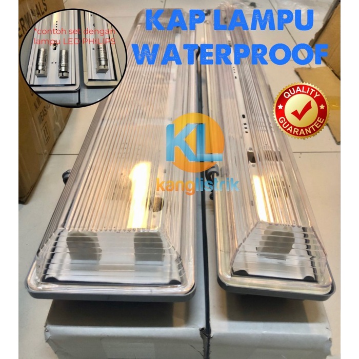 Jual Terlaris Kap Waterproof Water Proof Untuk Lampu Tl T8 Panjang 60Cm ...