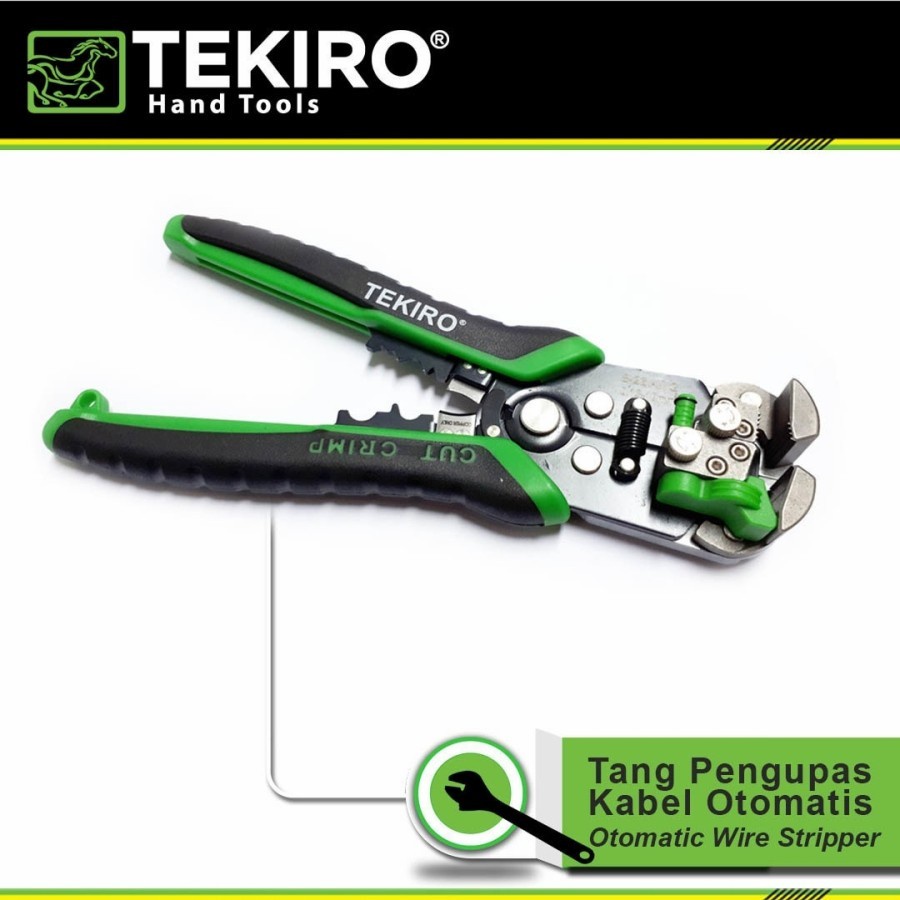 Jual Tang Kupas Kabel Otomatis Heavy Duty TEKIRO JAPAN | Shopee Indonesia