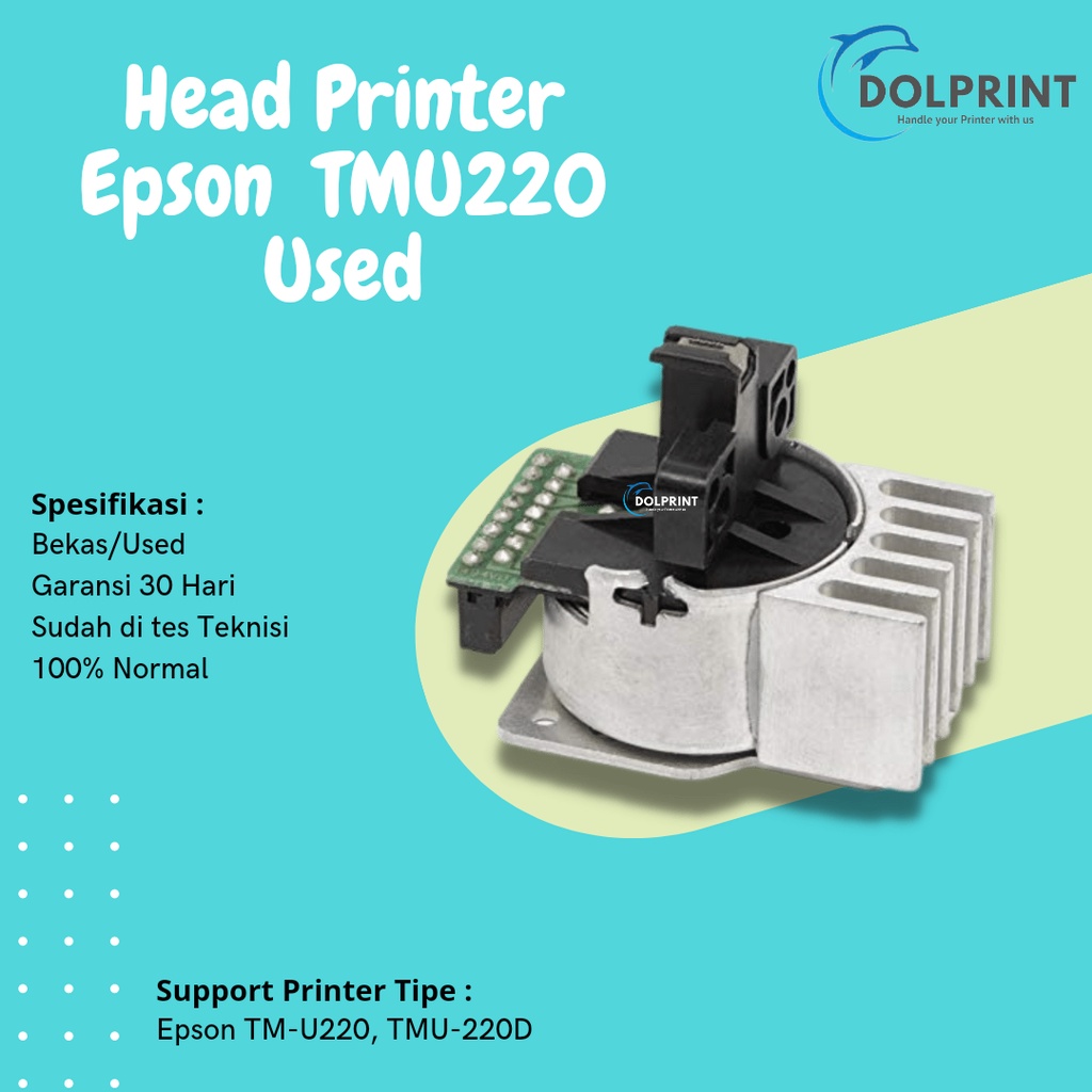 Jual Print Head Printer Epson TMU220 TM-U220 Used Printhead Printer TMU ...