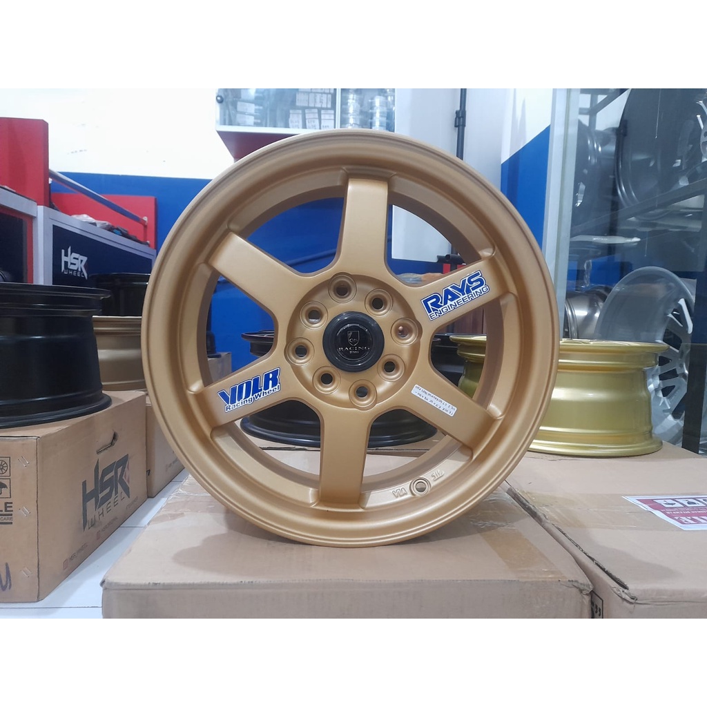 Jual velg te 37 ring 15 warna bronze velg mobil racing jdm r15 brio ...