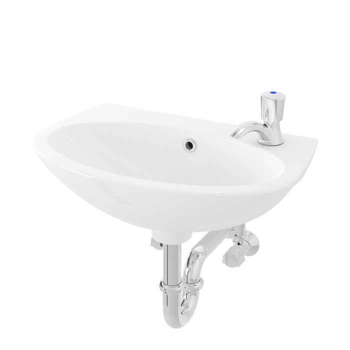 Jual Washtafel Toto Wall Hung Lavatory 1 Tap Hole / Wastafel Lw246J ...