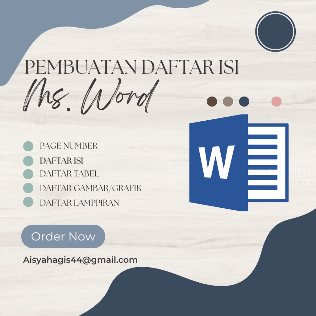 Jual DAFTAR ISI - PAGE NUMBER - DAFTAR TABEL - DAFTAR GAMBAR - DAFTAR ...