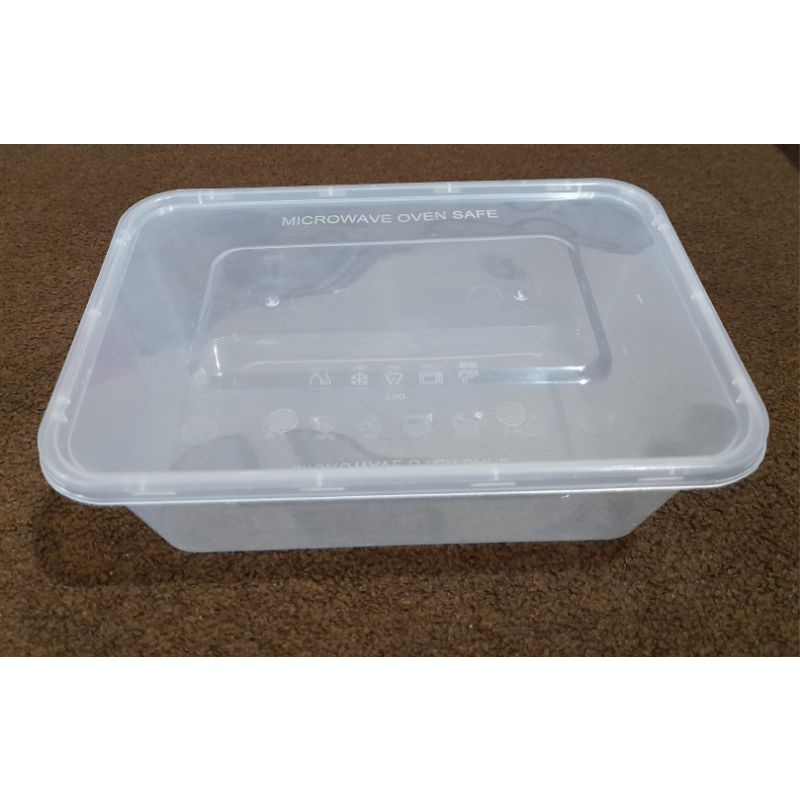 Jual Kotak makan plastik 750 ml bekas/ Thinwall 750 ml bekas | Shopee ...