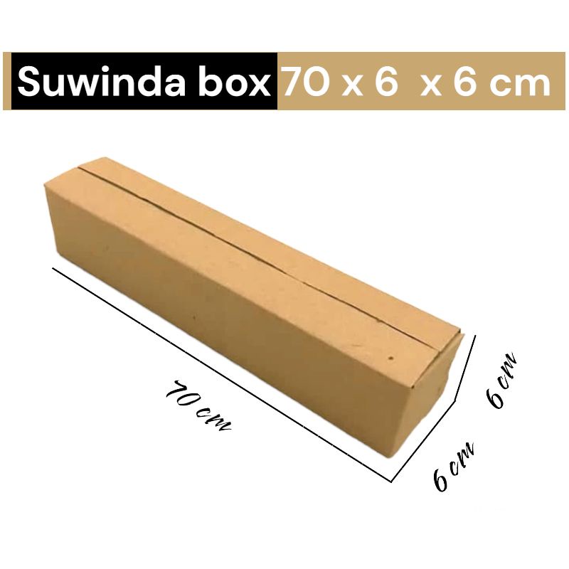 Jual Kardus karton uk. 70x6x6 cm Kotak panjang Box ST untuk packing | Shopee Indonesia