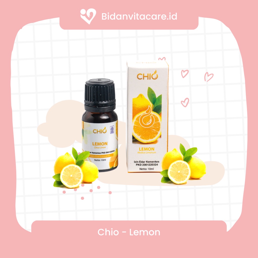 Jual Chio Lemon Essential Oil 10 ml | Shopee Indonesia