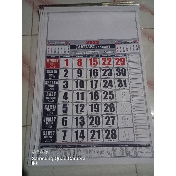 Jual Kalender Polos 2023 | Shopee Indonesia