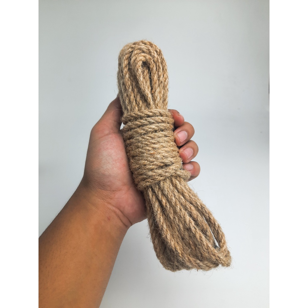 Jual Tali goni tali tambang goni tambang rami 5mm 60meter | Shopee ...