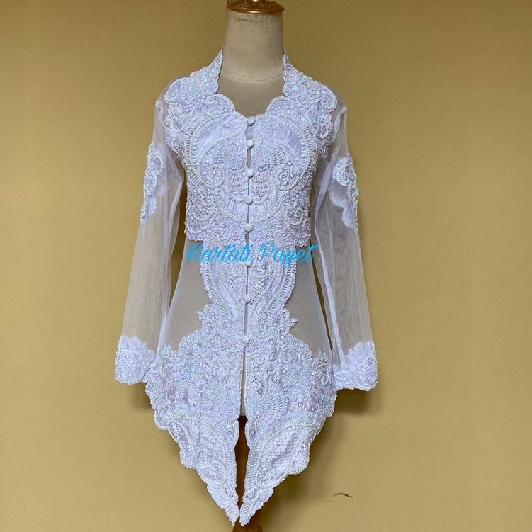 Jual Viral READY Kebaya Atasan Akad Full Payet / Kebaya Pengantin ...