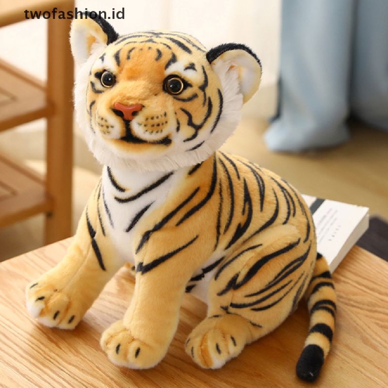 Jual Boneka Macan Tiger Harimau Panjang 40cm bahan lembut Berlabel SNI ...