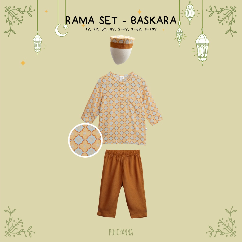 Jual BOHOPANNA - RAYA COLLECTION - RAMA SET - Baju Muslim Anak - Baju Muslim Anak Laki-Laki ...