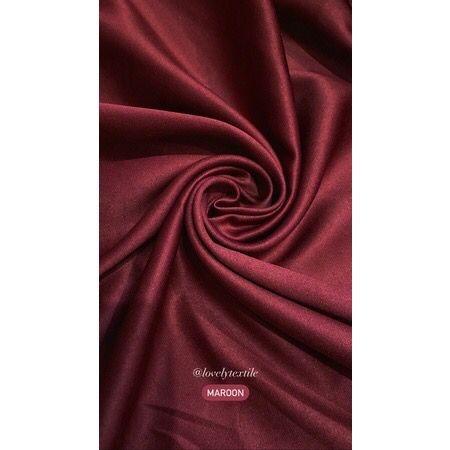 Jual Bahan Kain Satin Velvet Merah Maroon 068 | Shopee Indonesia