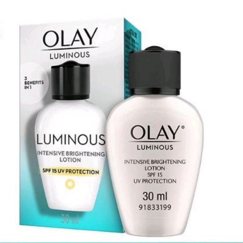 Jual Olay Luminous Intensive Brightening Lotion SPF 15 30ml | Shopee Indonesia