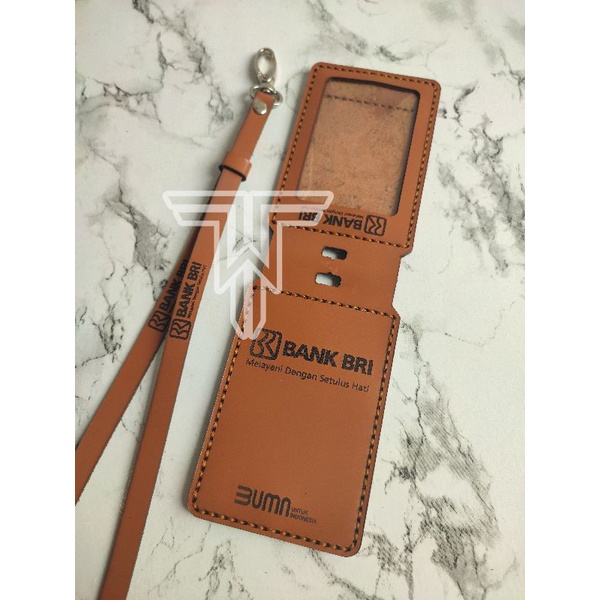 Jual Nama tag bank BRI - id card holder Flip Magnet custom | Shopee ...