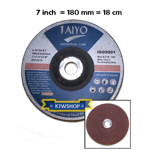 Jual Batu Gerinda 7 inch TAIYO Batu Grenda Selep 7 in TAIYO Gerinda ...