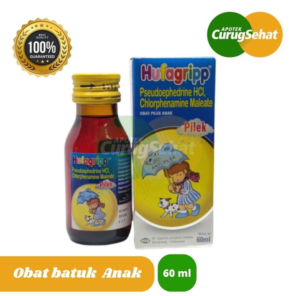 Jual Hufagrip Pilek Hufagrip Biru Obat Batuk Pilek Anak (60ml) | Shopee ...