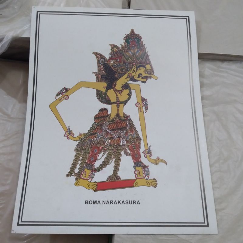 Jual POSTER WAYANG BOMA NARAKASURA UKURAN BESAR 35X45 CM | Shopee Indonesia