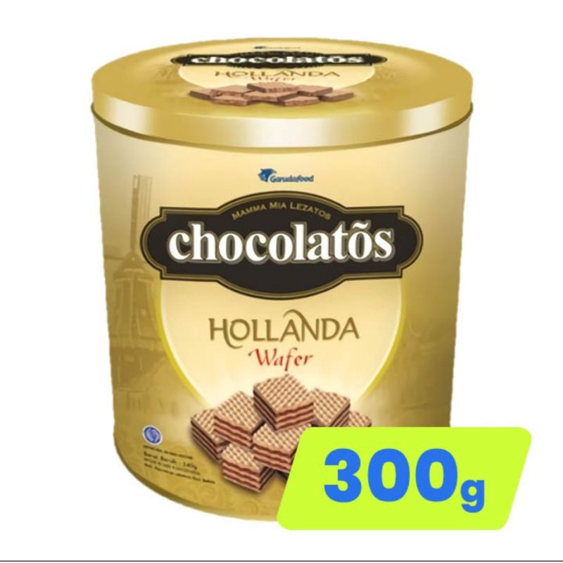 Jual chocolatos holanda wafer cream coklat 300g | Shopee Indonesia