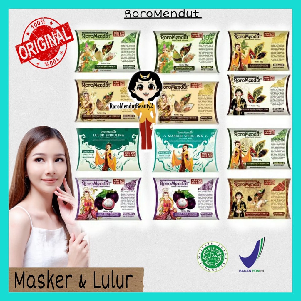 Jual RORO MENDUT Masker Lulur Organik | Shopee Indonesia