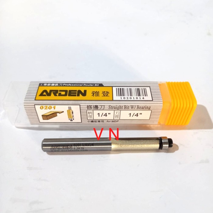 Jual Mata Router/Profil 6 mm Bearing/Roda/Straight Bit With Bearing ...