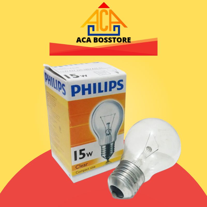 Jual Lampu Pijar Philips Siawet 15W / Lampu Clear Philips 15 Watt ...
