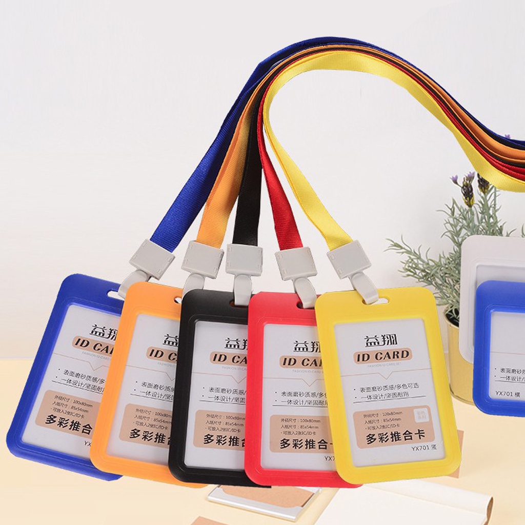 Jual LYSASHOP - Name Tag Id Card Tali Transparant Gantungan Kartu Nama ...