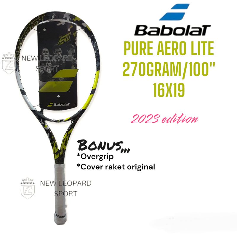 Jual Raket tenis babolat pure aero lite 2023 grey yellow | Shopee Indonesia