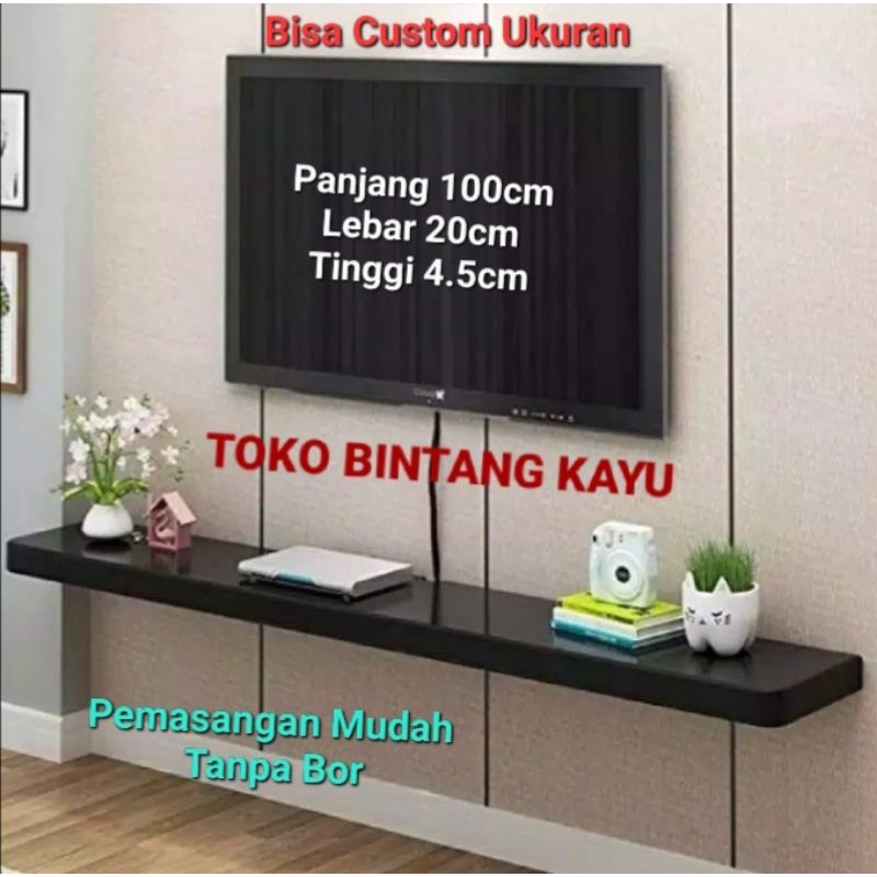 Jual Rak Dinding Hambalan Minimalis 100cm | Shopee Indonesia