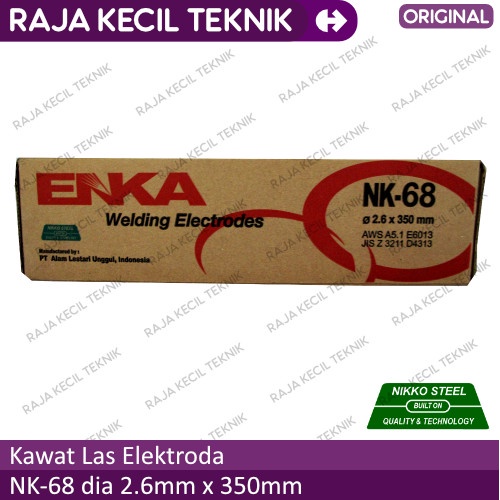 Jual Kawat las besi Nikko AWS E6013 Nk-68 uk 2.6mm | Shopee Indonesia