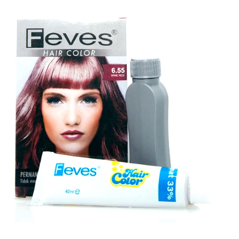 Jual Cat Rambut Feves Color 40ml | Shopee Indonesia