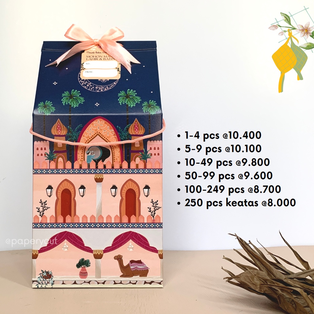 Jual Box Toples Cookies Lebaran / Idul Fitri - Rumah Duplex | Shopee ...