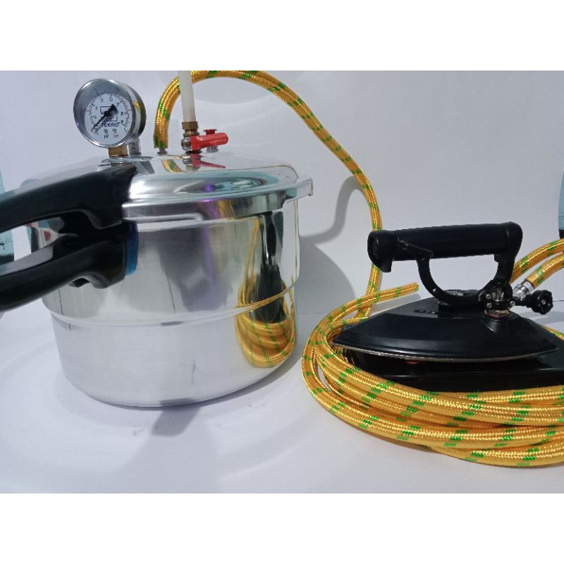 Jual setrika uap boiler presto loundry 8 liter/setrika uap boiler gas ...