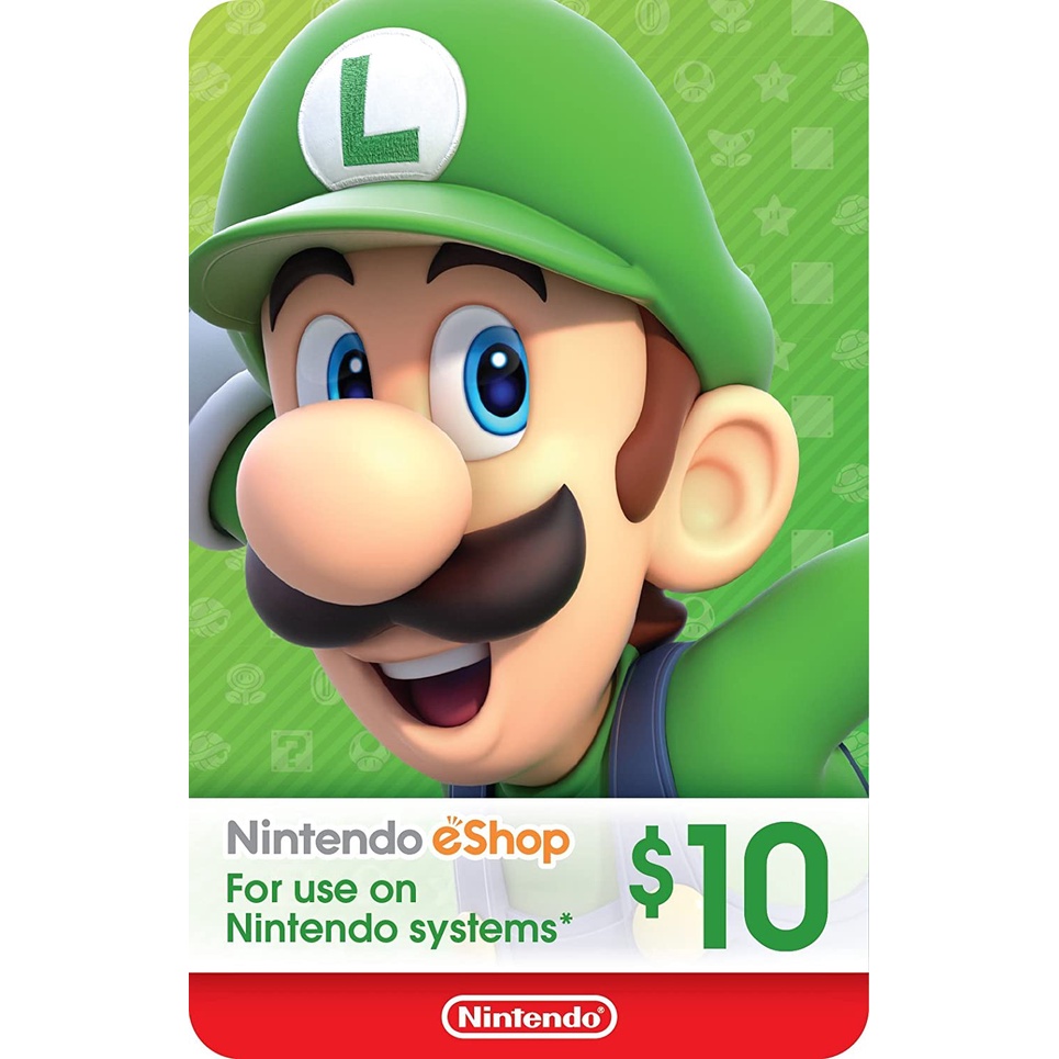 Jual Nintendo Eshop Card Wallet | USA USD $10 $20 $35 $50 | Shopee ...