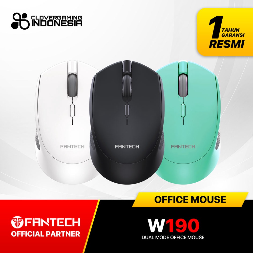 Jual Fantech W190 - W-190 Wireless Dual Connection Silent Mouse ...