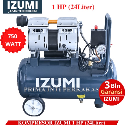 Jual Kompresor Angin Tanpa Oli OL10-24 IZUMI Oil Less Air Compressor OL ...