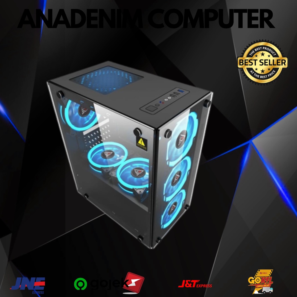 Jual PC RAKITAN GAMING I3 10105 F 10 thII RAM 16 GB II RX 6600 8 GB II ...