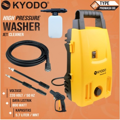 Jual KYODO Prowash 80 Mesin Cuci Portable High Preasure Jet Cleaner ...