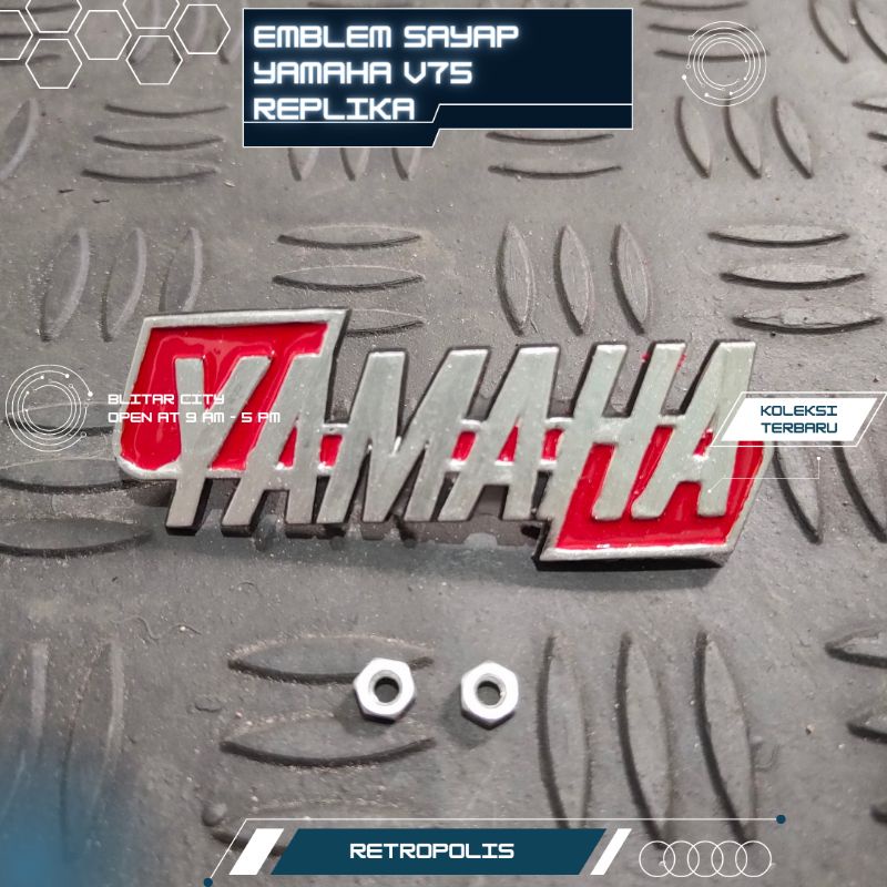 Jual Emblem Sayap Yamaha V75 Replika | Shopee Indonesia